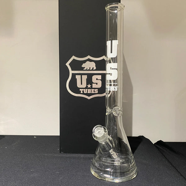 19 Inch Flagship Beaker 50 x 7mm with 24mm Joint and Display Box (Whit ...